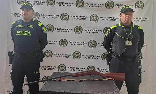 La Policía Nacional logra el hallazgo de un arma de fuego tipo escopeta | Policía Nacional de ...